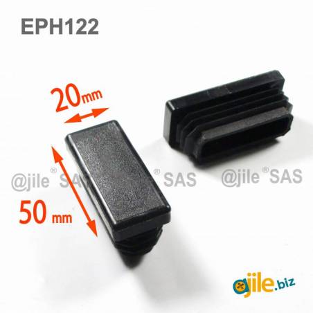 Rectangular Plastic Insert for 50x20 mm Tube Dimension and 1,0-3,0 mm ...