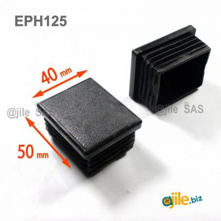 Rectangular Plastic Insert for 50x40 mm Tube Dimension and 1,0-3,0 mm ...