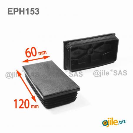 Rectangular Plastic Insert for 120x60 mm Tube Dimension and 1,0-4,0 mm ...